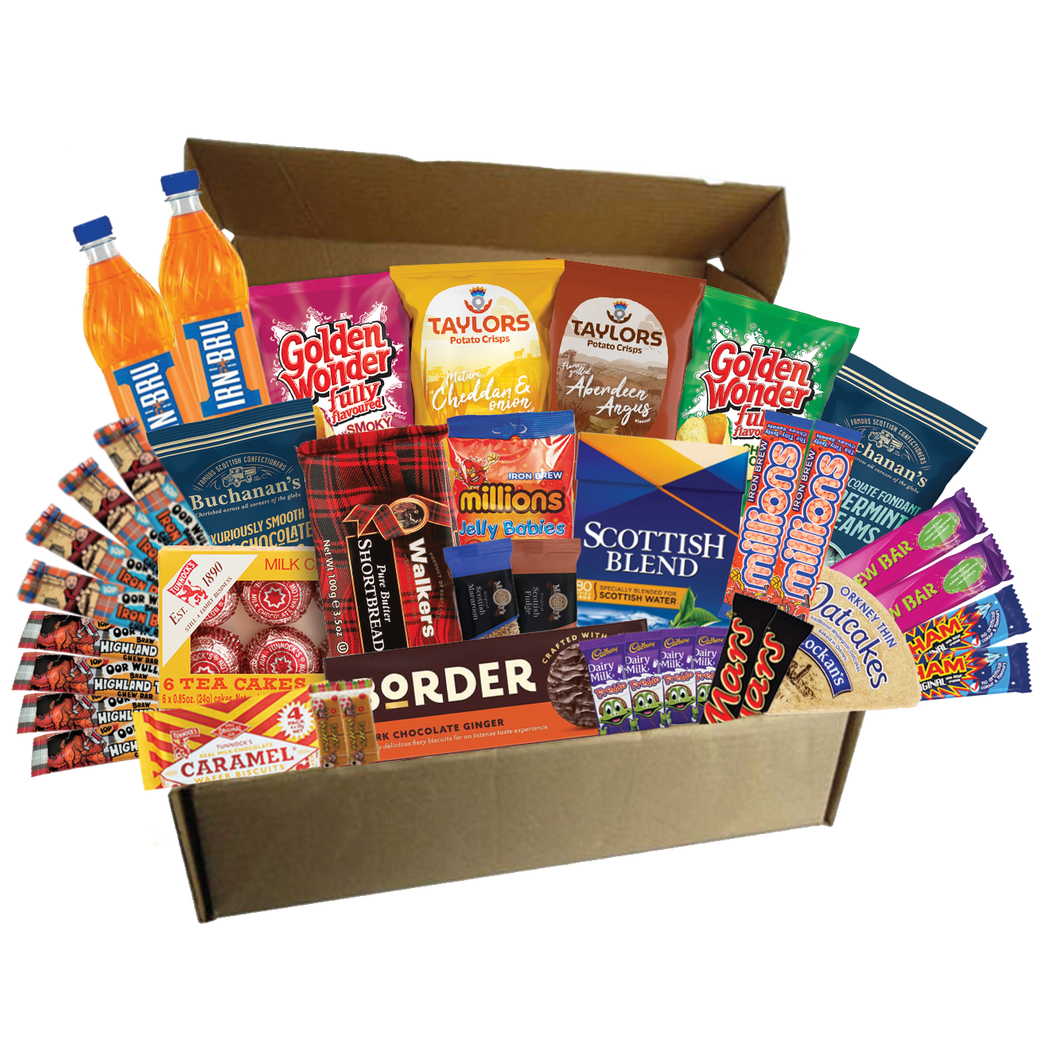 The Scot Box | Scottish Care Package | Novelty Scottish Scran Packages