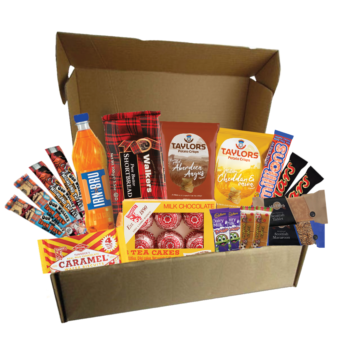 The Scot Box | Novelty Scottish Scran Packages | Scottish Food Hampers