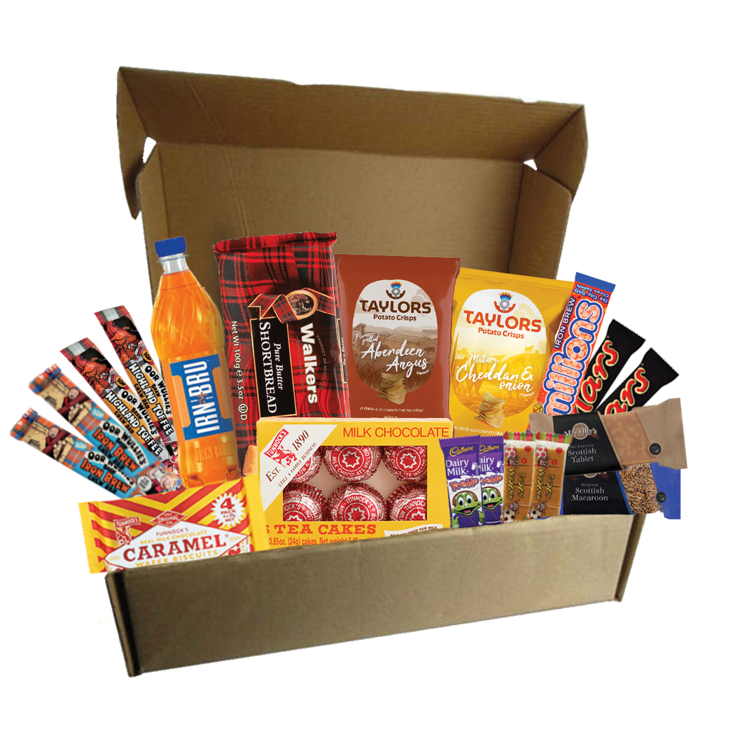 The Scot Box | Scottish Care Package | Novelty Scottish Scran Packages